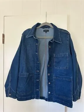 Well Worn | Jackets & Coats | Well Worn Dark Blue Denim Buttonup Jacket ...